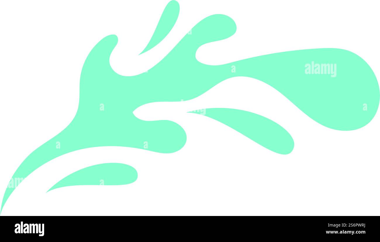 Water splash illustration vector flat design Stock Vector Image & Art ...