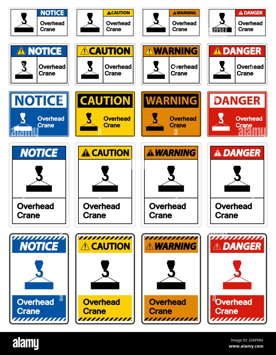 Overhead Crane Symbol Sign On White Background Stock Vector Image & Art ...