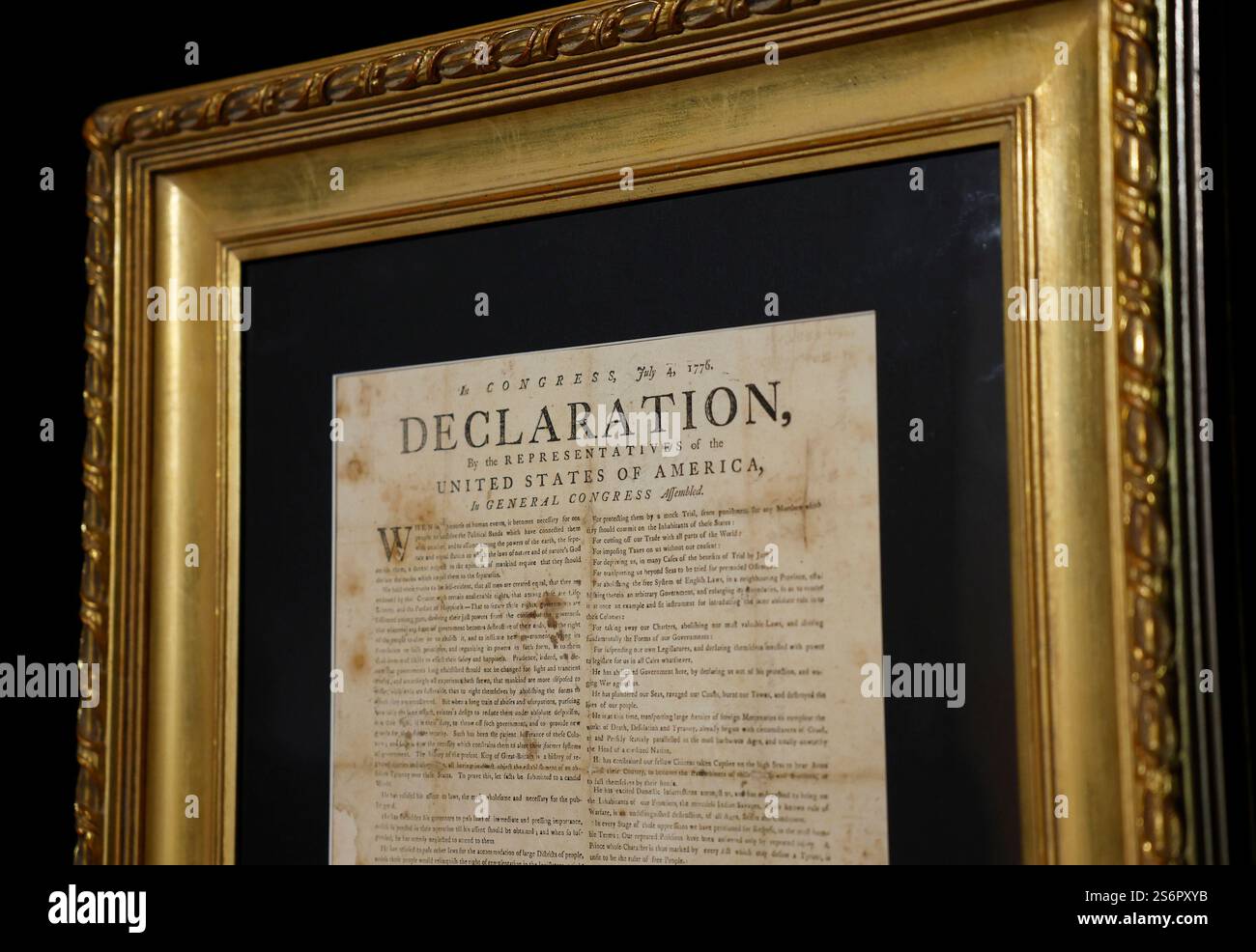 New York, United States. 17th Jan, 2025. A rare printing of the ...