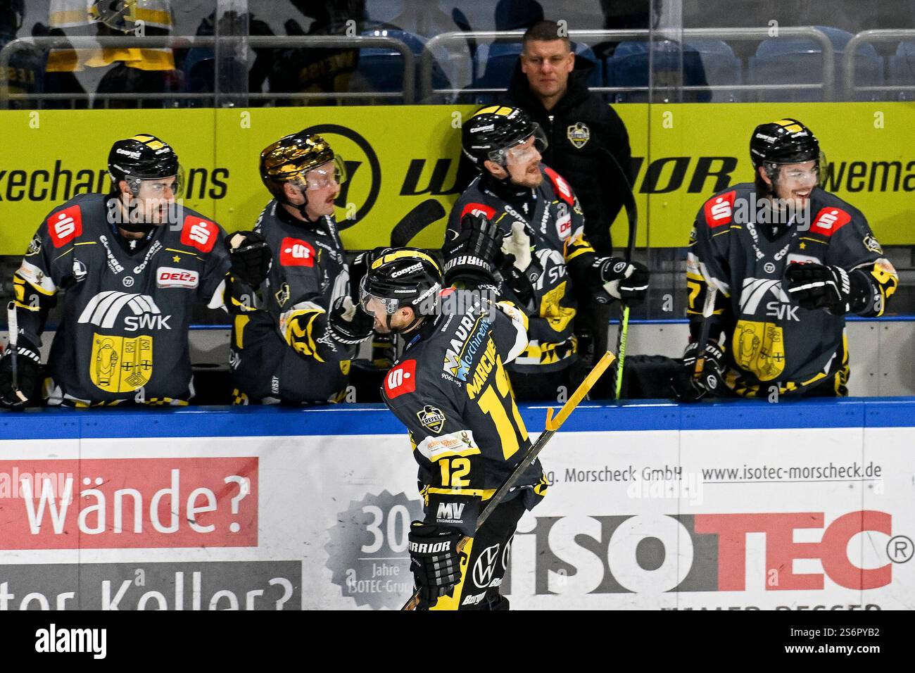 Eishockey DEL2 - 24/25 - 37. Spieltag: Krefeld Pinguine vs ESVK ...