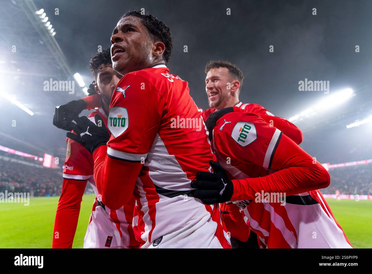 Eindhoven, Netherlands. 14th Jan, 2025. EINDHOVEN, NETHERLANDS - JANUARY 14: Ismael Saibari of ...