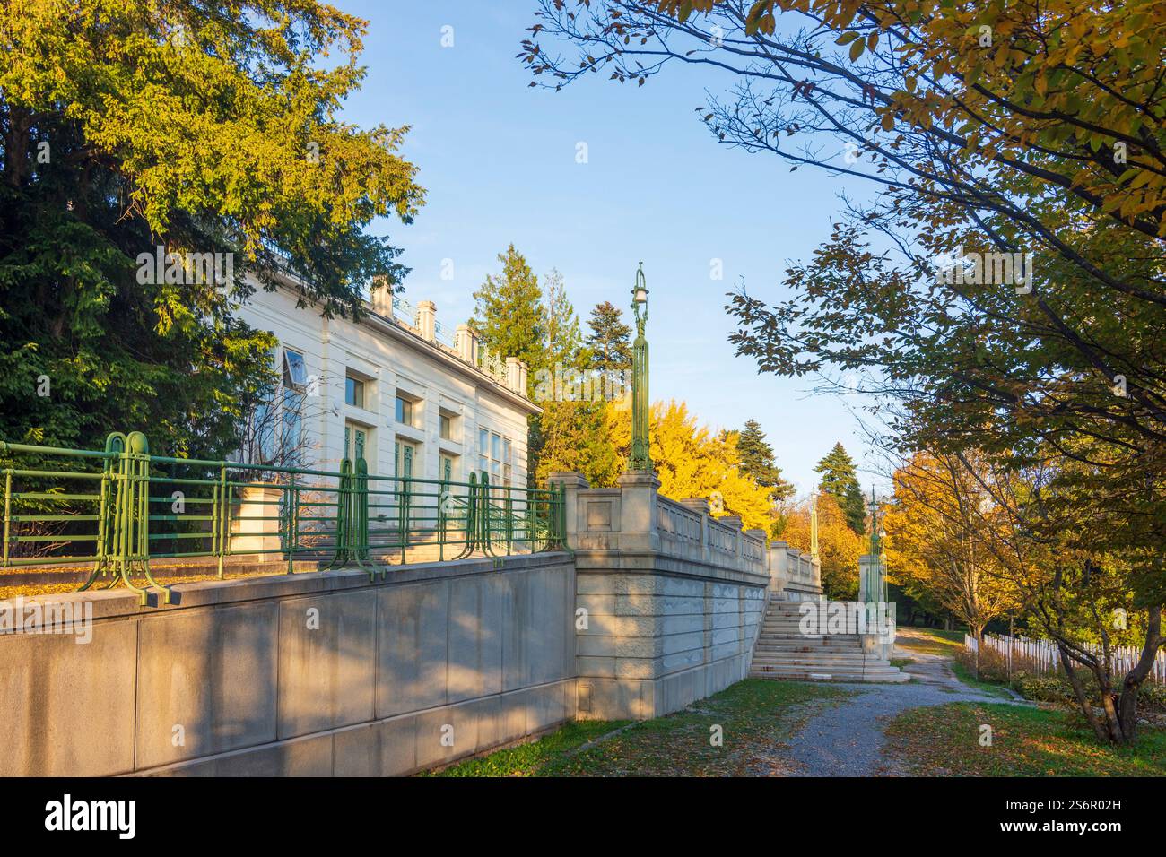 Vienna, Art Nouveau theater in Otto-Wagner-Spital (Otto Wagner Hospital ...