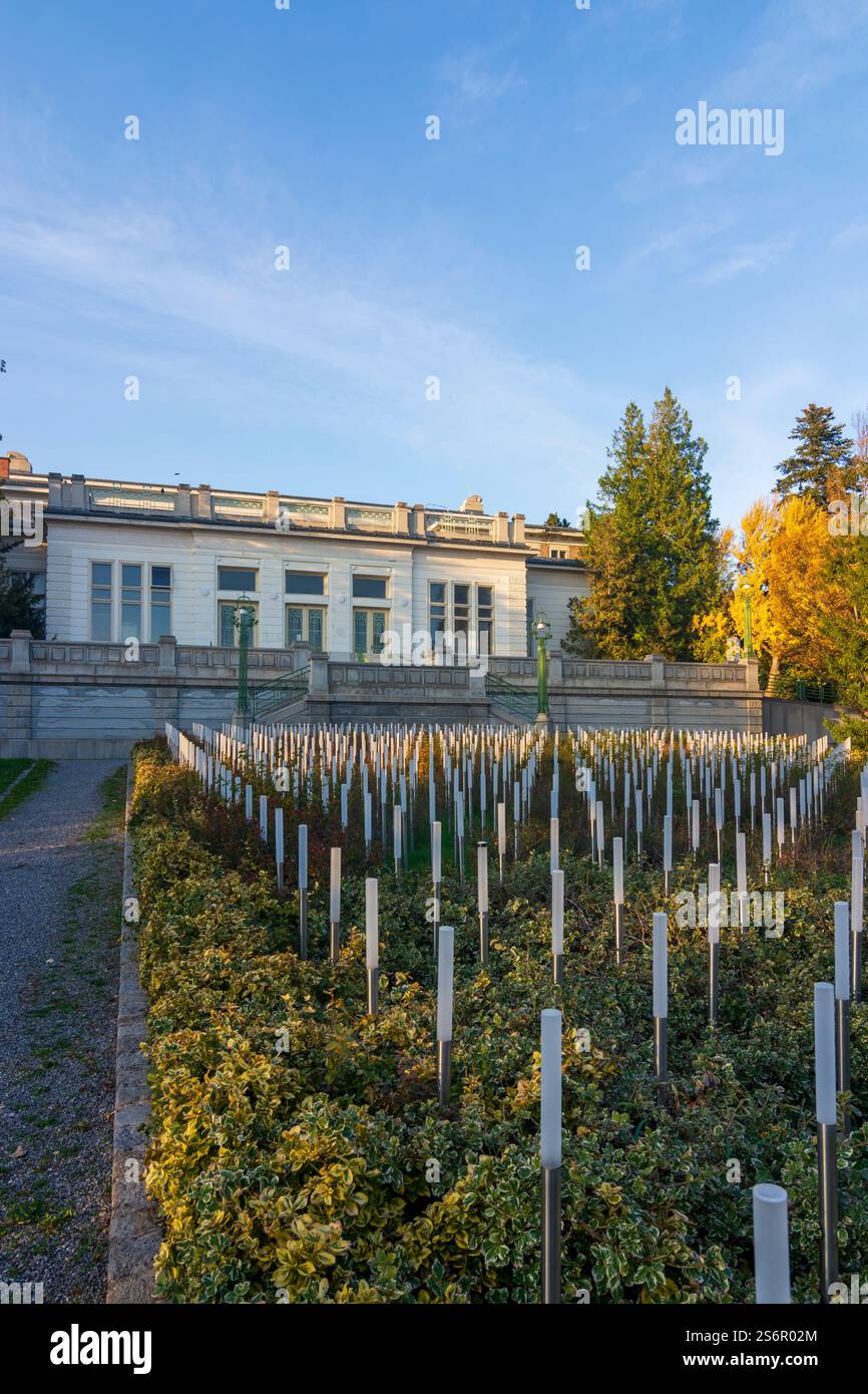 Memorial and art nouveau theater in otto wagner spital otto wagner ...
