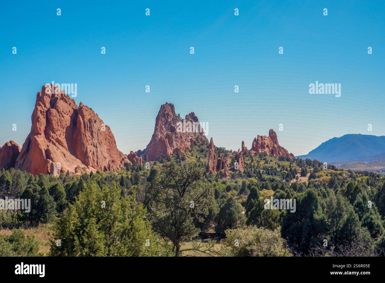 Garden of the Gods in Colorado Springs, Colorado, as photographed in ...