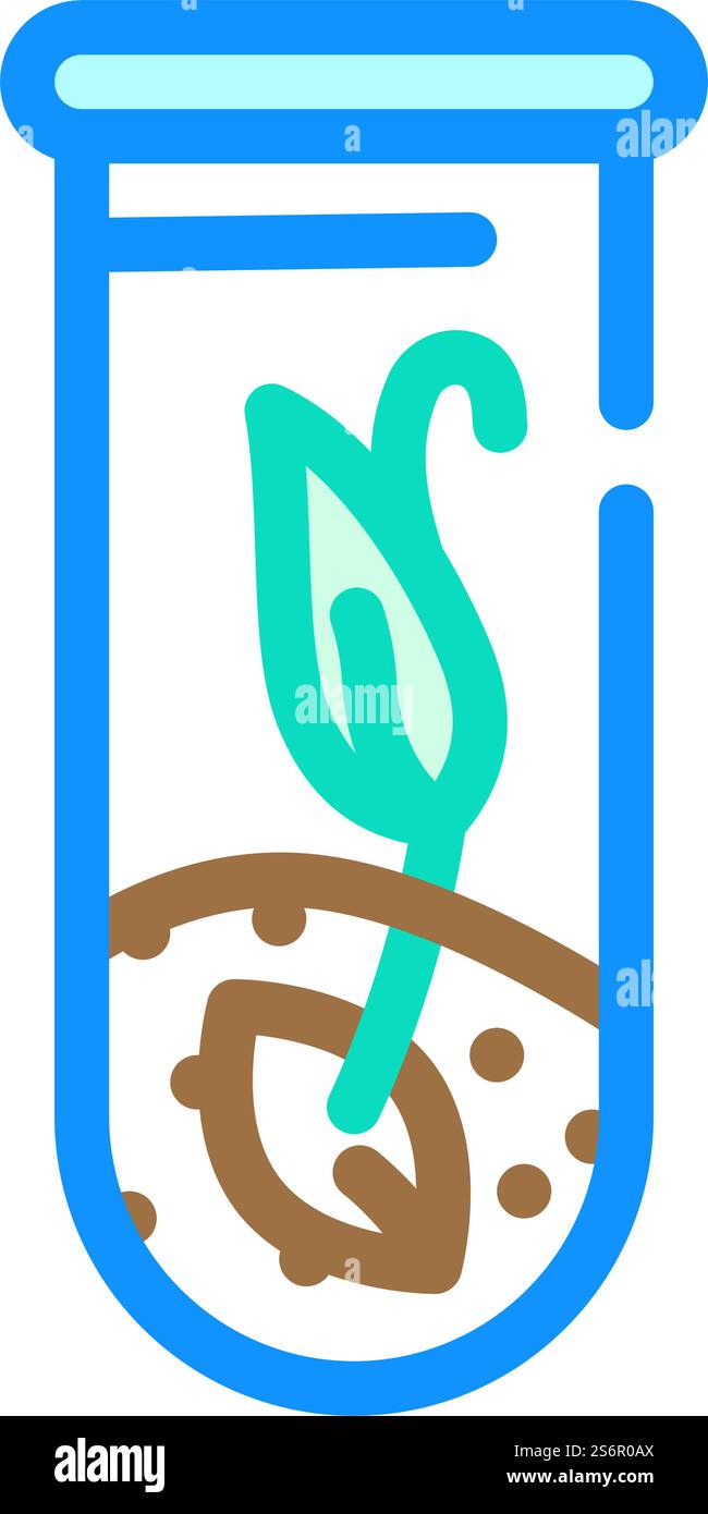 selection plant color icon vector. selection plant sign. isolated ...