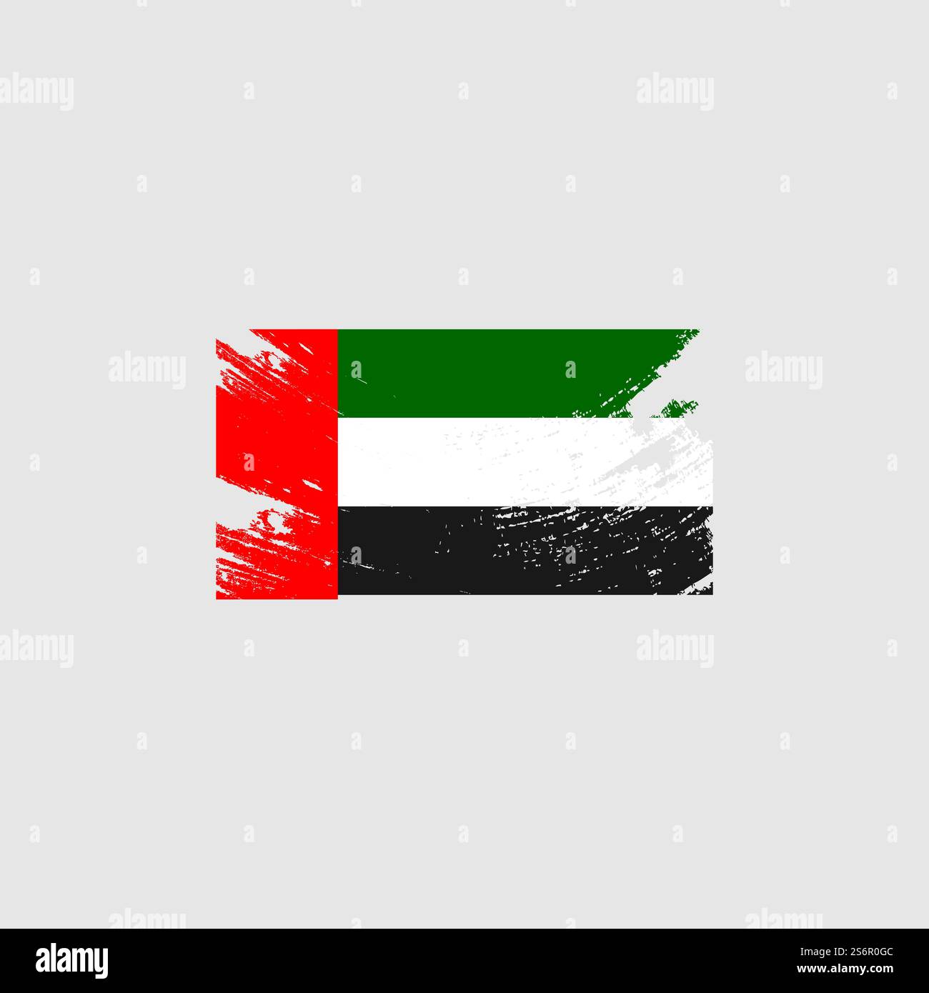 Uni emirate arab flag illustration vector flat design Stock Vector ...