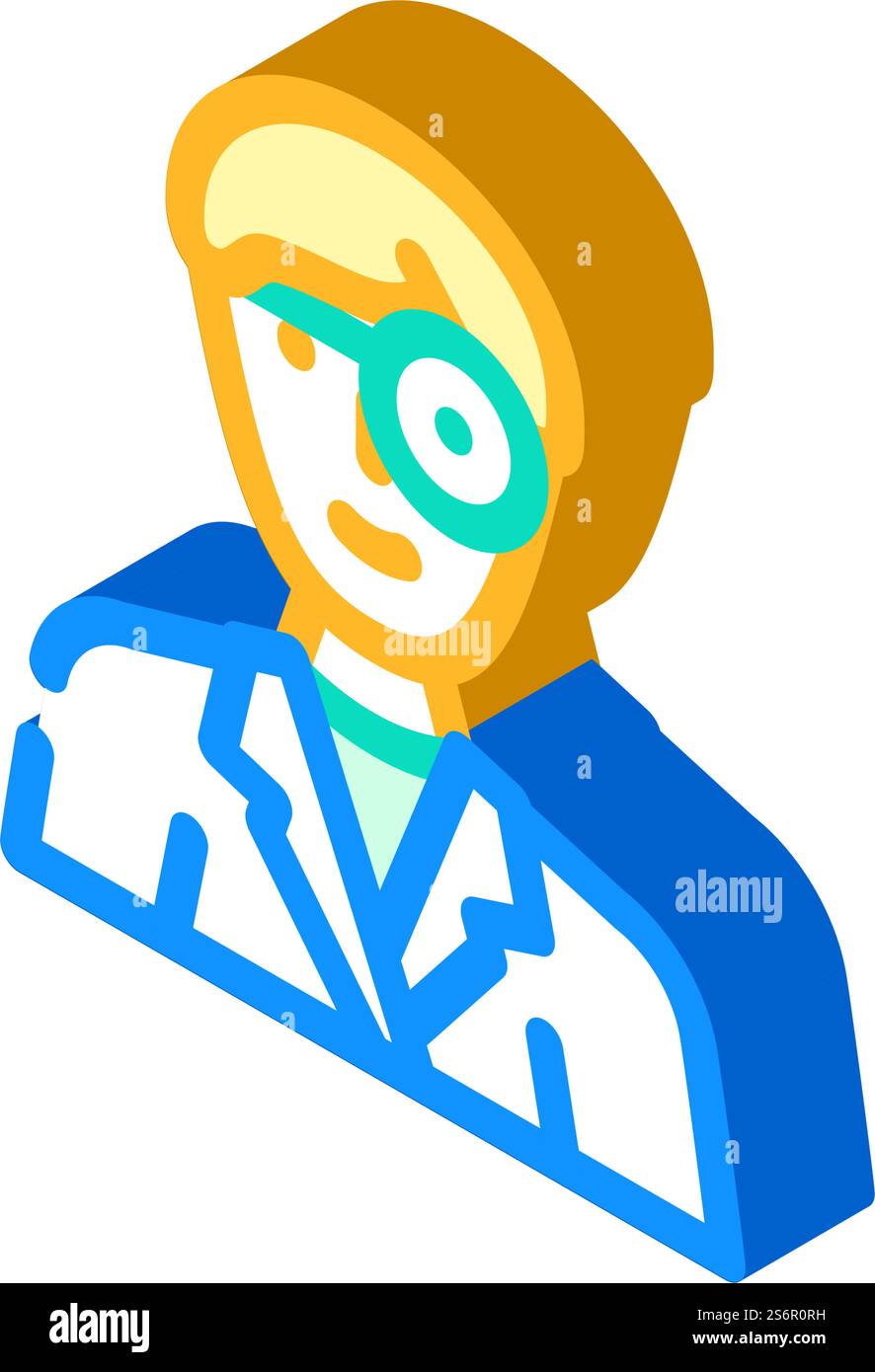 ent doctor isometric icon vector. ent doctor sign. isolated symbol ...