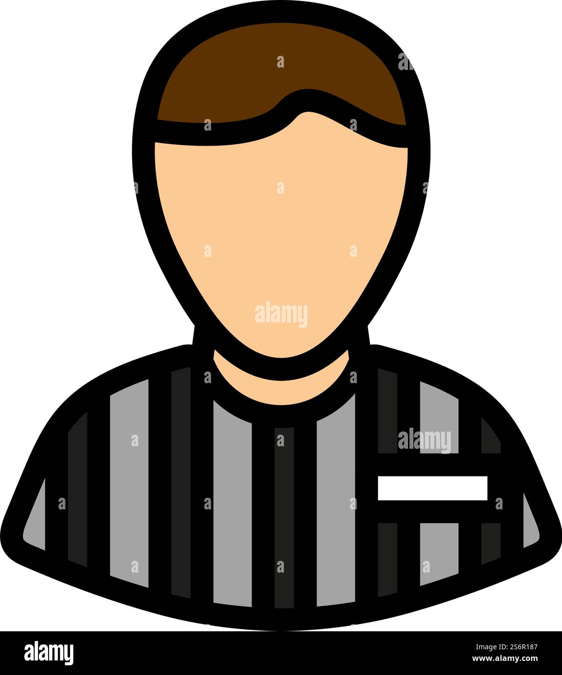 Prisoner Icon. Editable Bold Outline With Color Fill Design. Vector ...