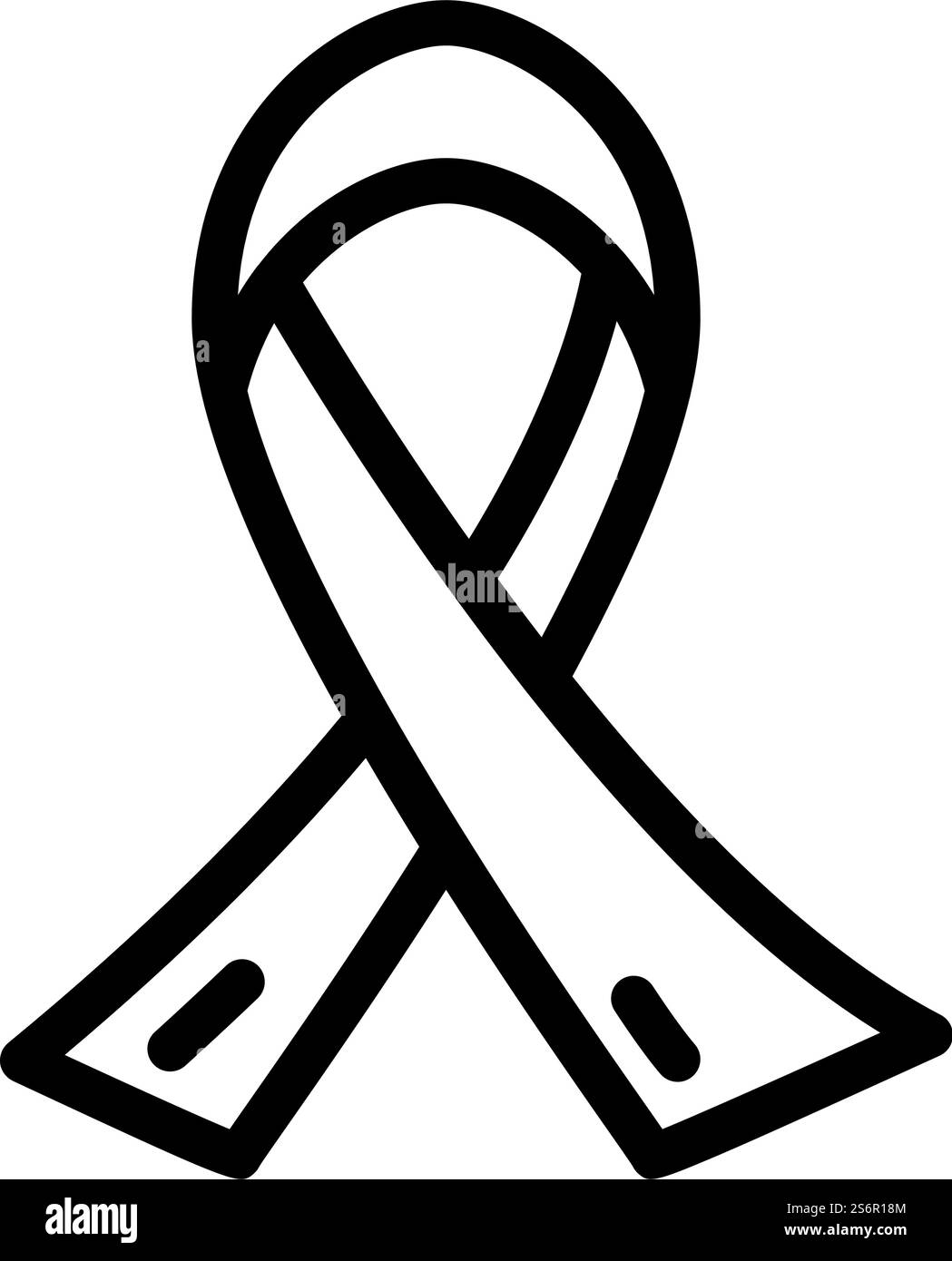 aids day line icon vector. aids day sign. isolated contour symbol black ...