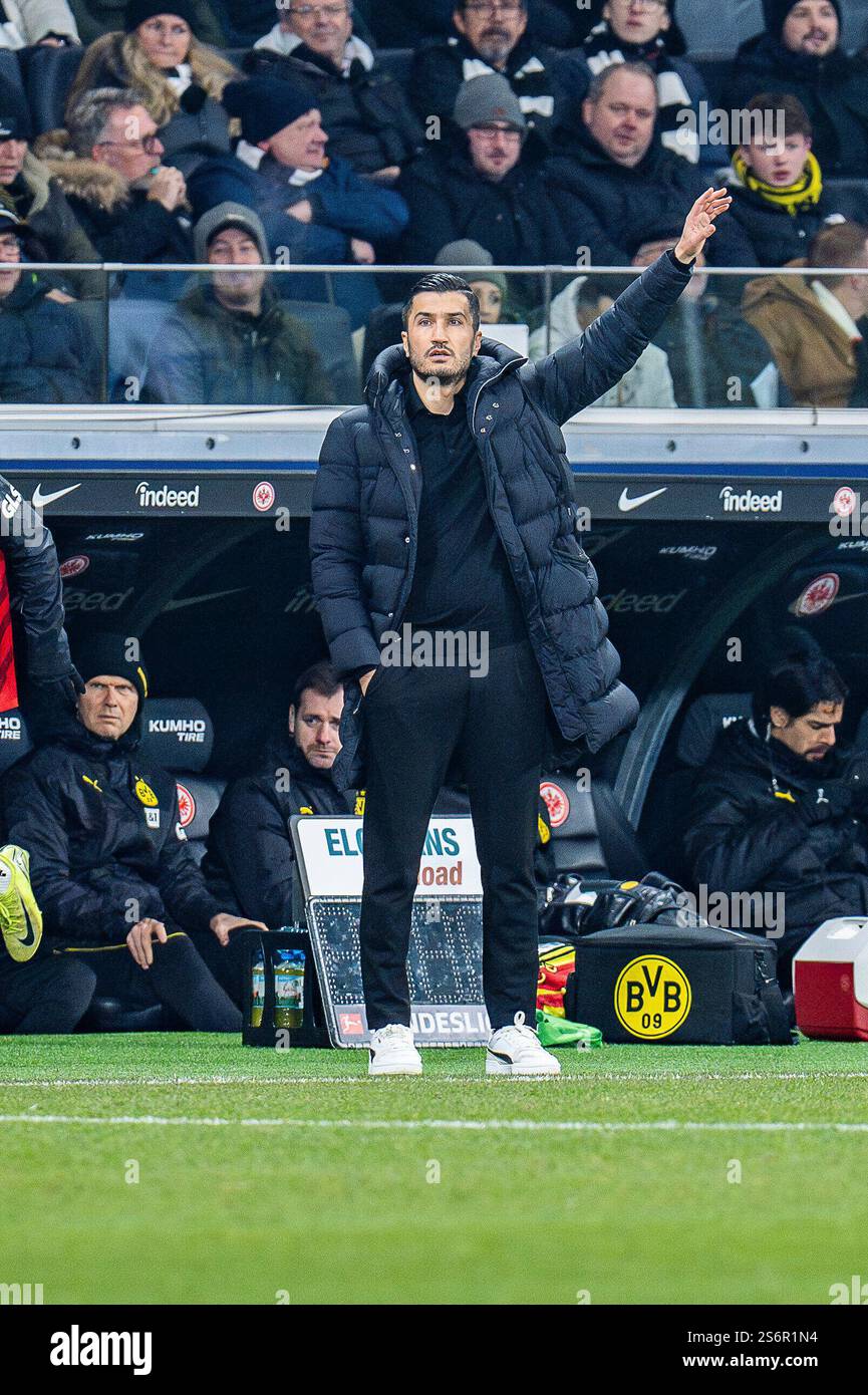 Frankfurt, Deutschland. 17th Jan, 2025. 17.01.2025, Eintracht Frankfurt vs. Borussia Dortmund, 1 ...
