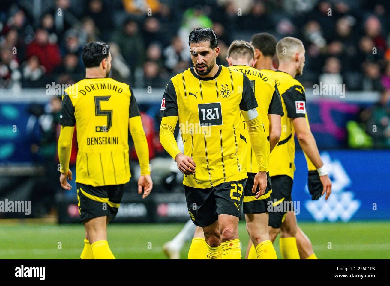 Frankfurt, Deutschland. 17th Jan, 2025. 17.01.2025, Eintracht Frankfurt vs. Borussia Dortmund, 1 ...