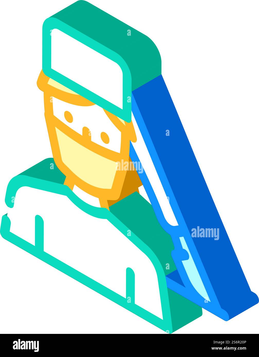 surgeon doctor isometric icon vector. surgeon doctor sign. isolated ...