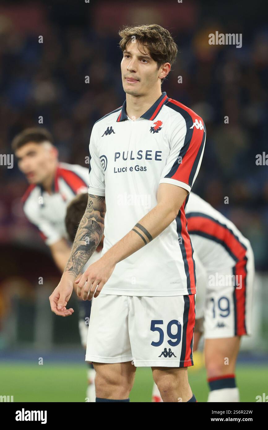 Rome, Italy. 17th Jan, 2025. Rome, Italy 17.01.2025 : Alessandro Zanoli ...