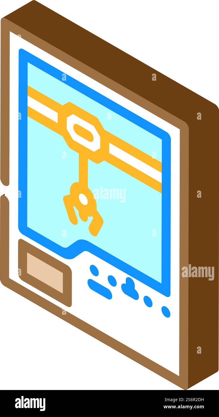 vending machine isometric icon vector. vending machine sign. isolated ...