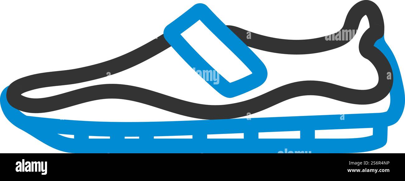 Moccasin Icon. Editable Bold Outline With Color Fill Design. Vector ...