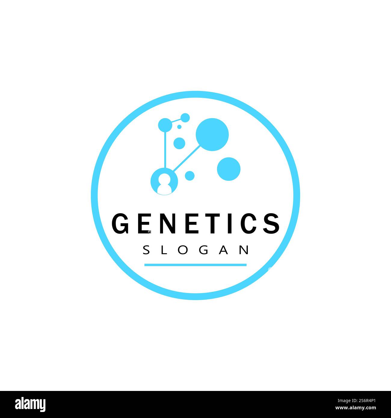 DNA gene Logo Template vector symbol illustration Stock Vector Image ...