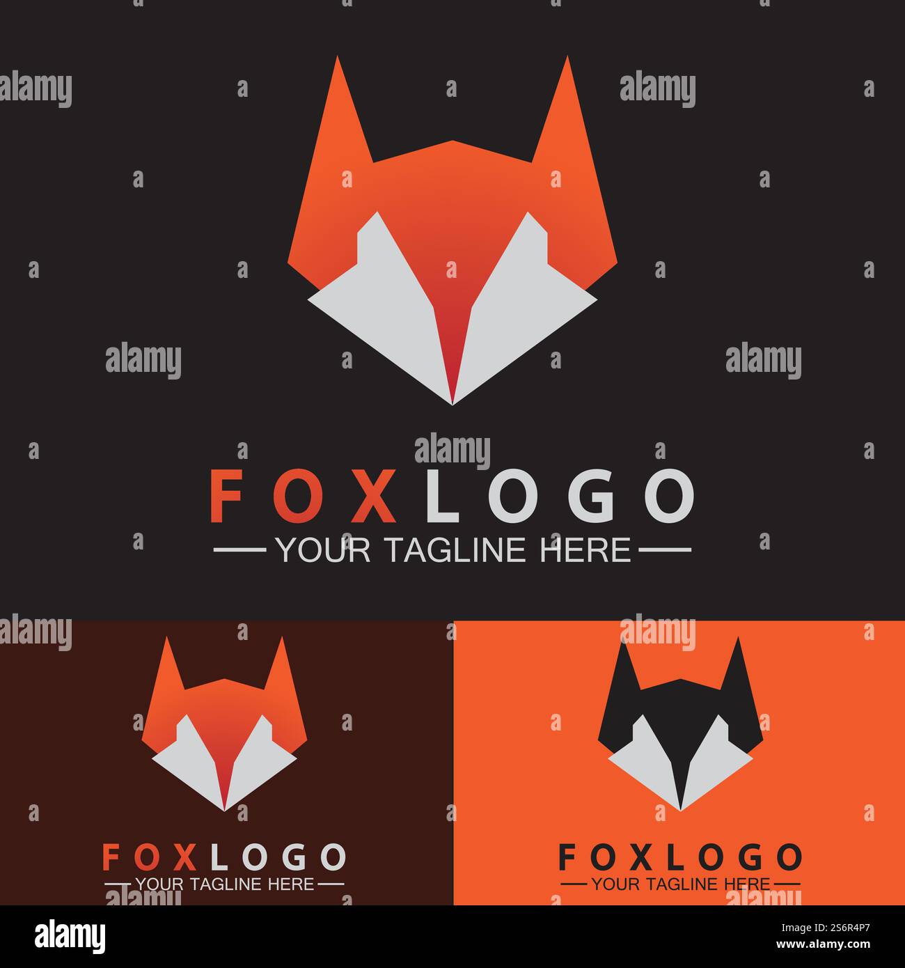 Fox logo Vector illustration design template Stock Vector Image & Art ...
