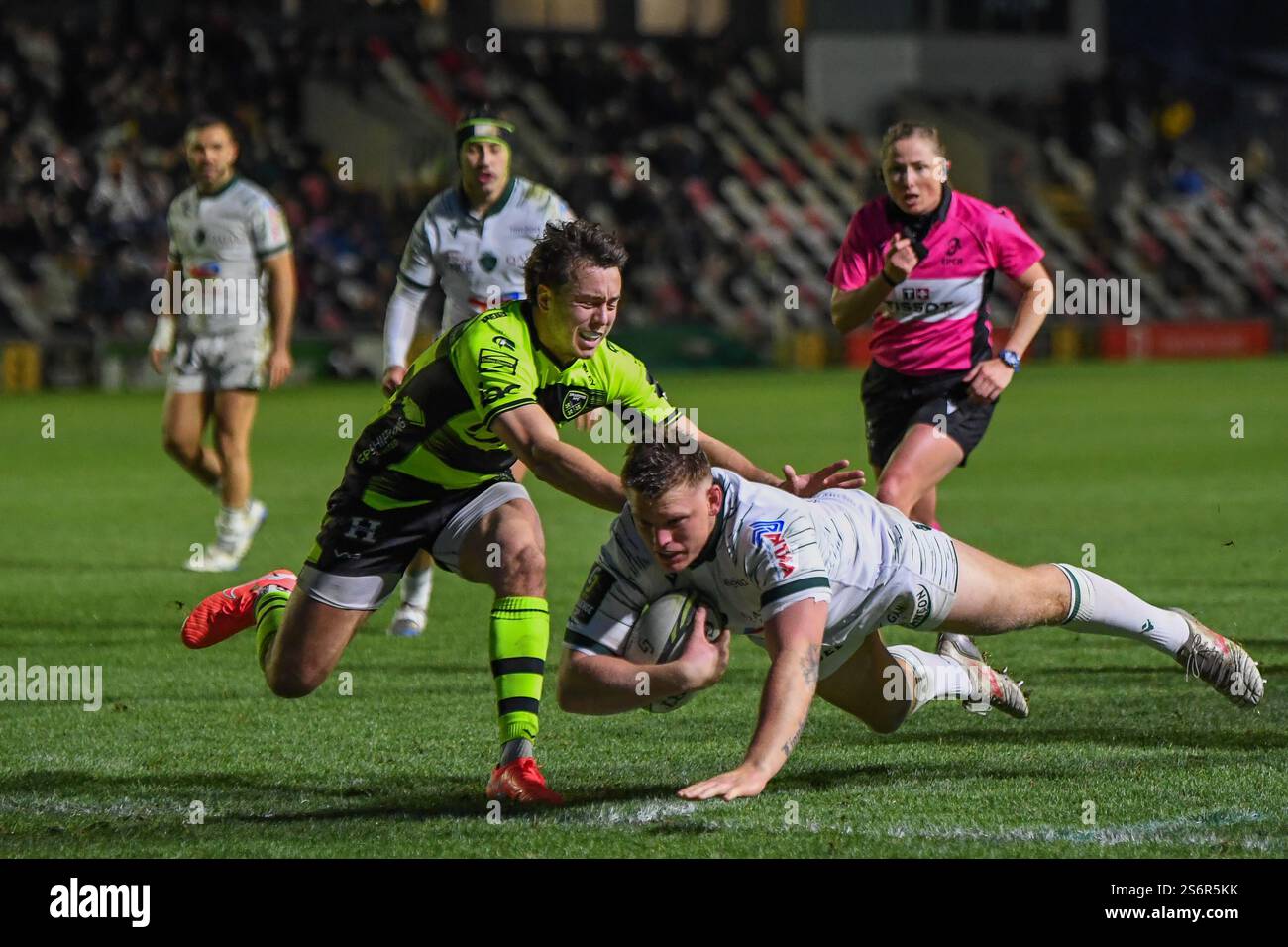 EPCR Challenge Cup Rodney Parade, Wales 12/01/2025 Dragons RFC v Pau ...
