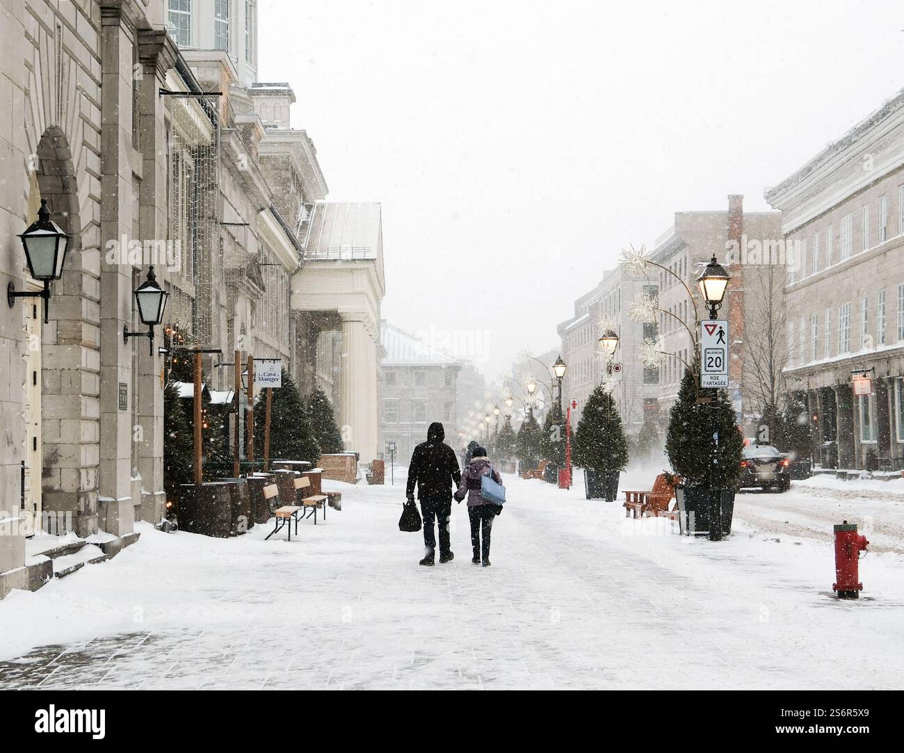 With the cold coming from the north, temperatures in Montréal, Canada ...