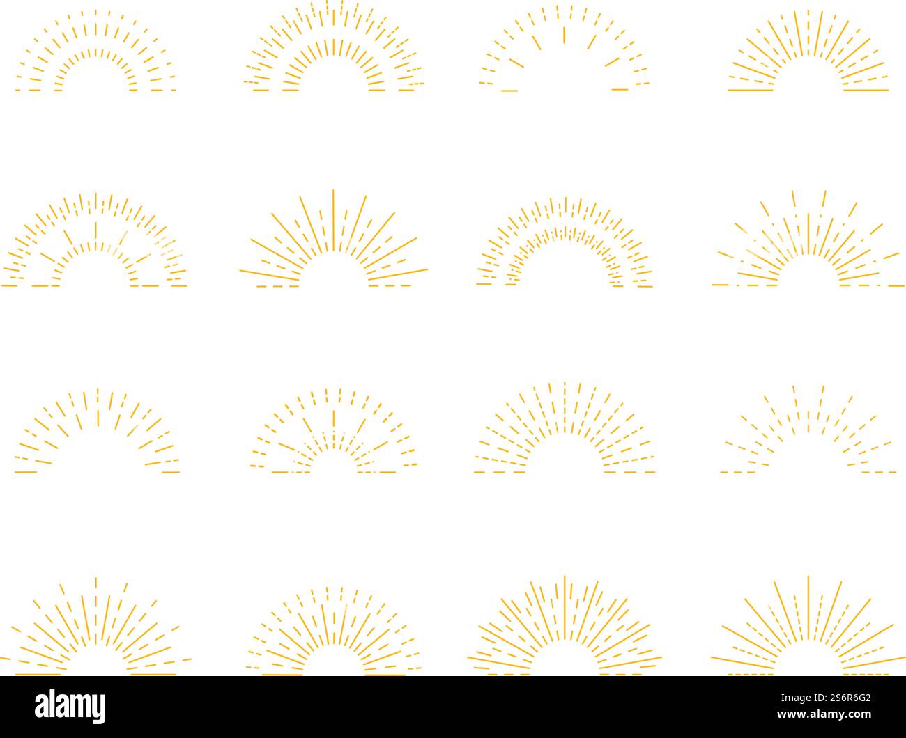 Sunburst rays. Isolated sun burst, retro lines sunshine embleme ...