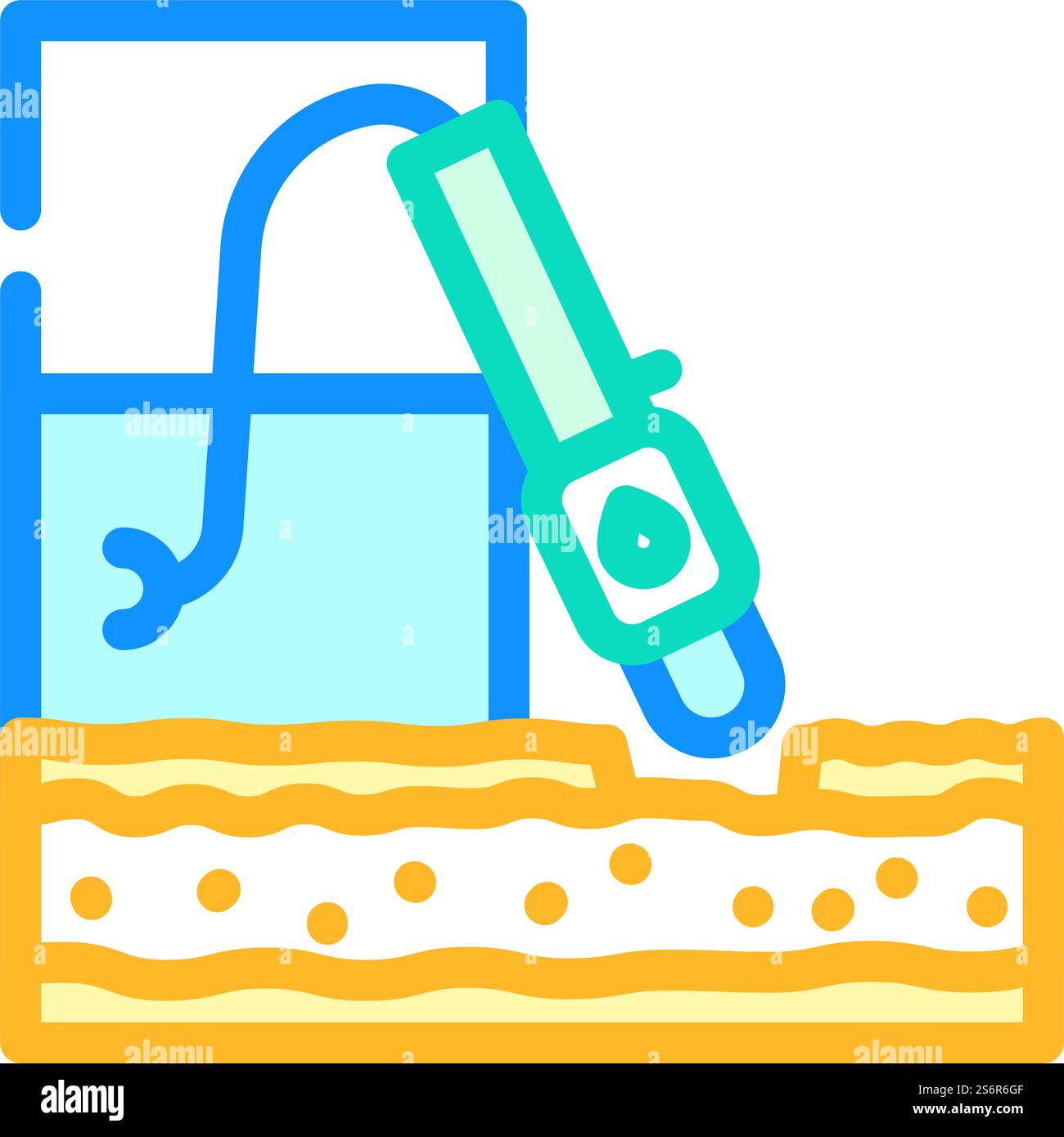 hydrafacial beauty procedure color icon vector. hydrafacial beauty ...