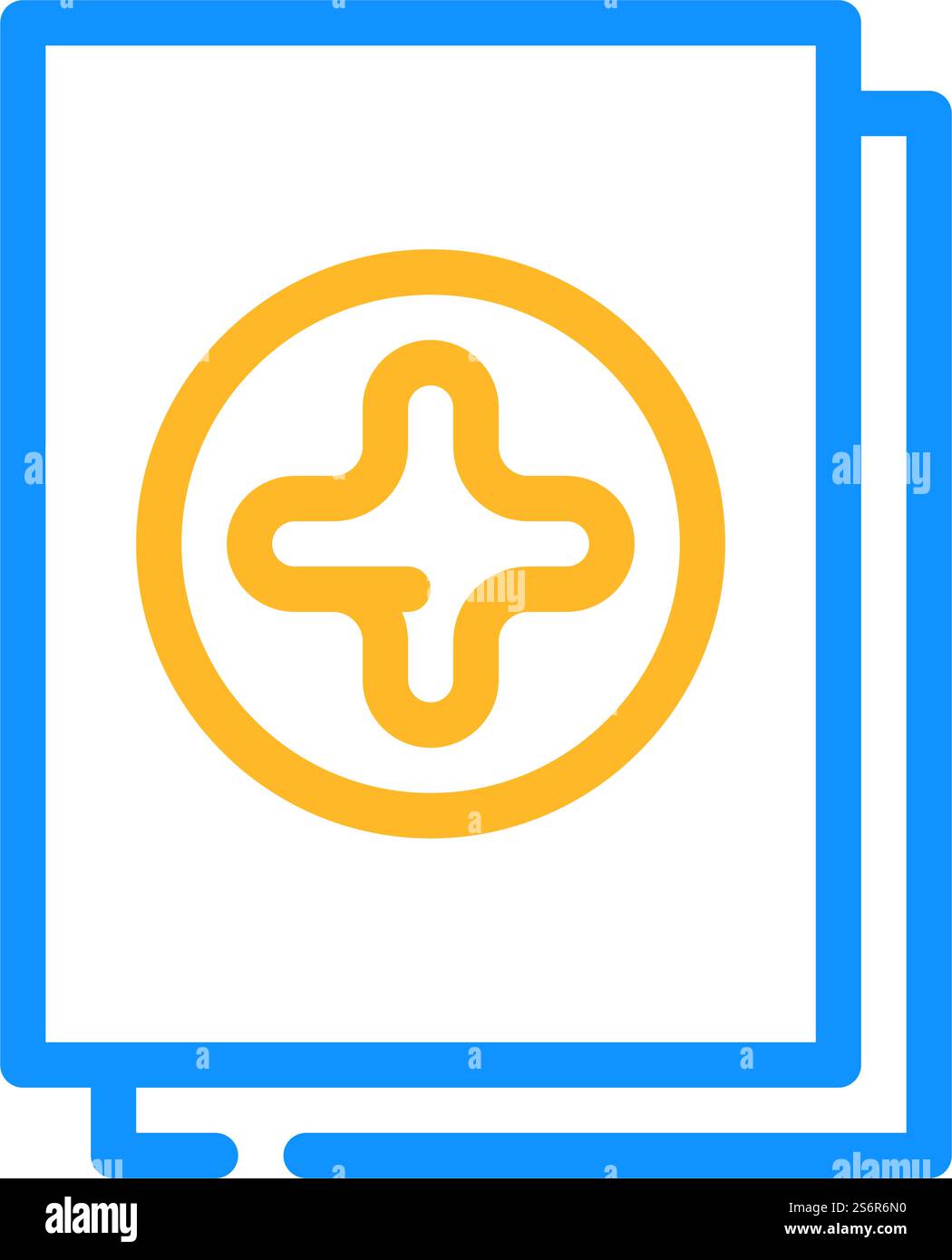 new file color icon vector. new file sign. isolated symbol illustration ...