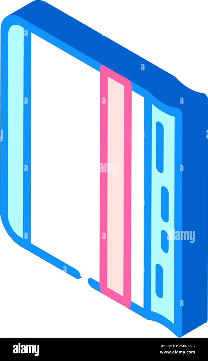 diary for writing isometric icon vector. diary for writing sign ...