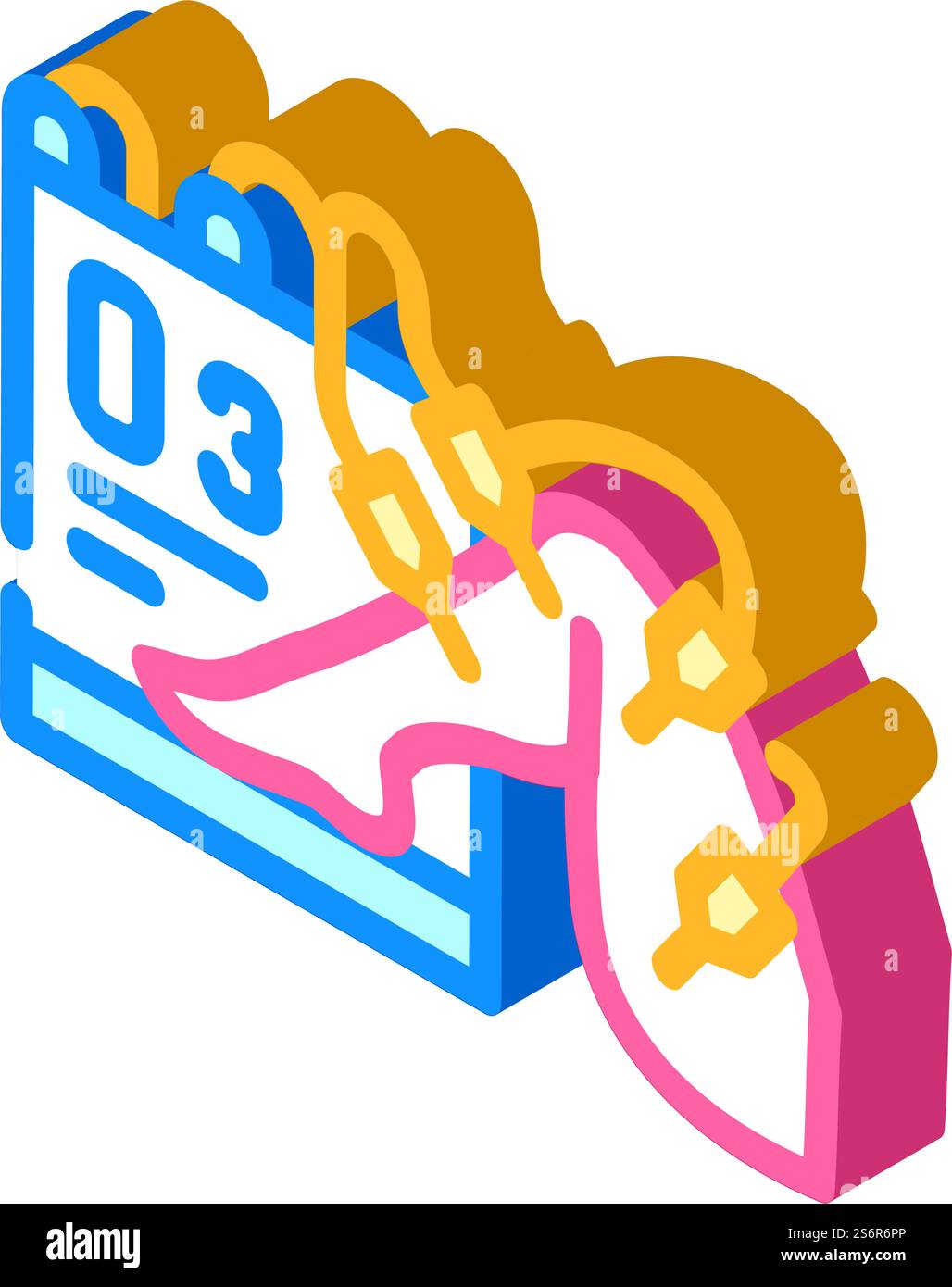 ozone therapy isometric icon vector. ozone therapy sign. isolated ...