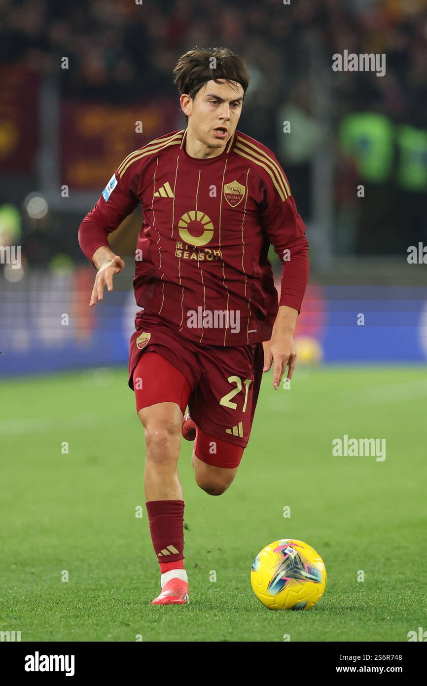 Rome, Italy. 17th Jan, 2025. Rome, Italy 17.01.2025 : Paulo Dybala of ...