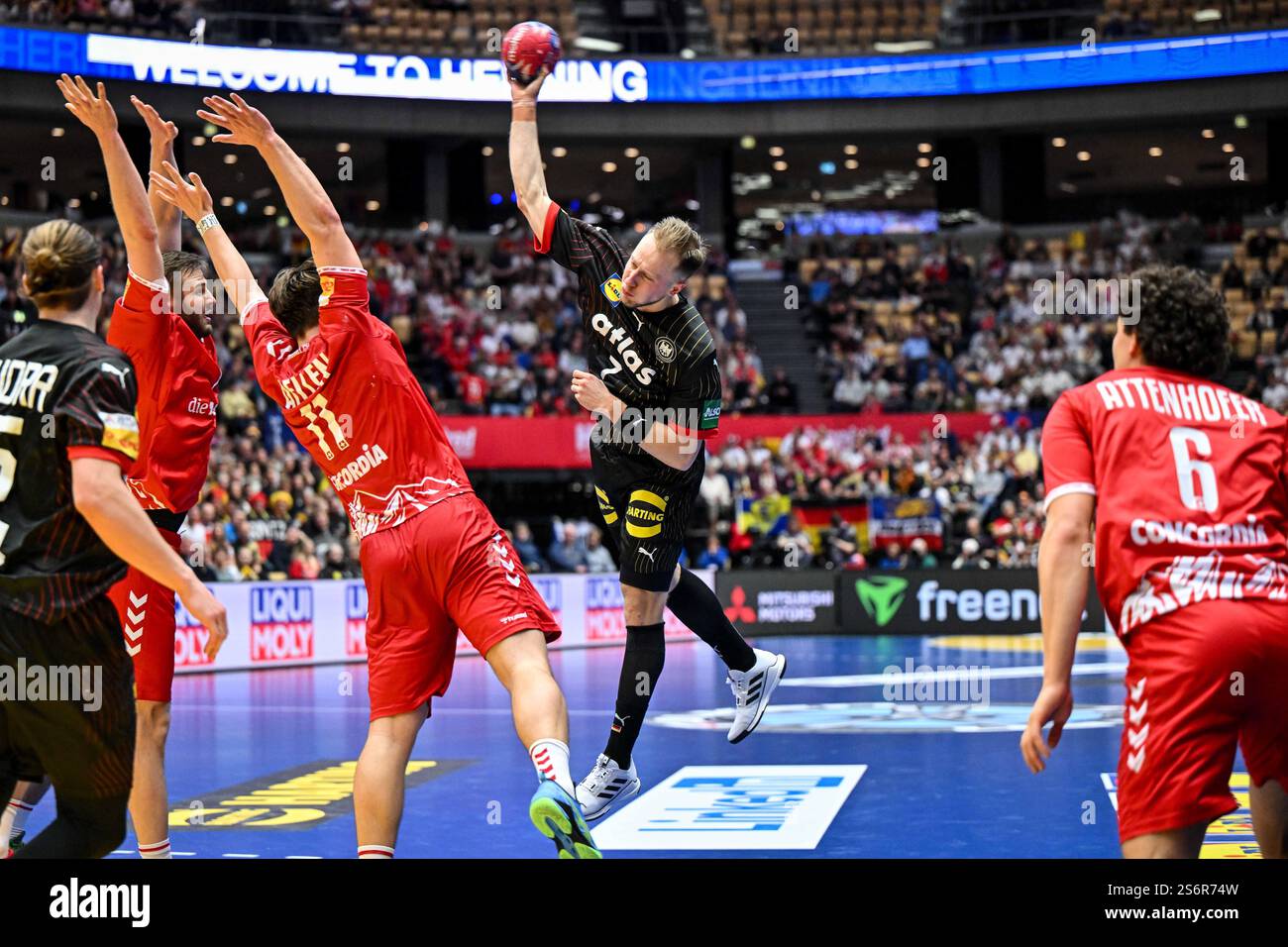 Herning, Denmark. 17th Jan, 2025. Luca Witzke of Germania Germany ...