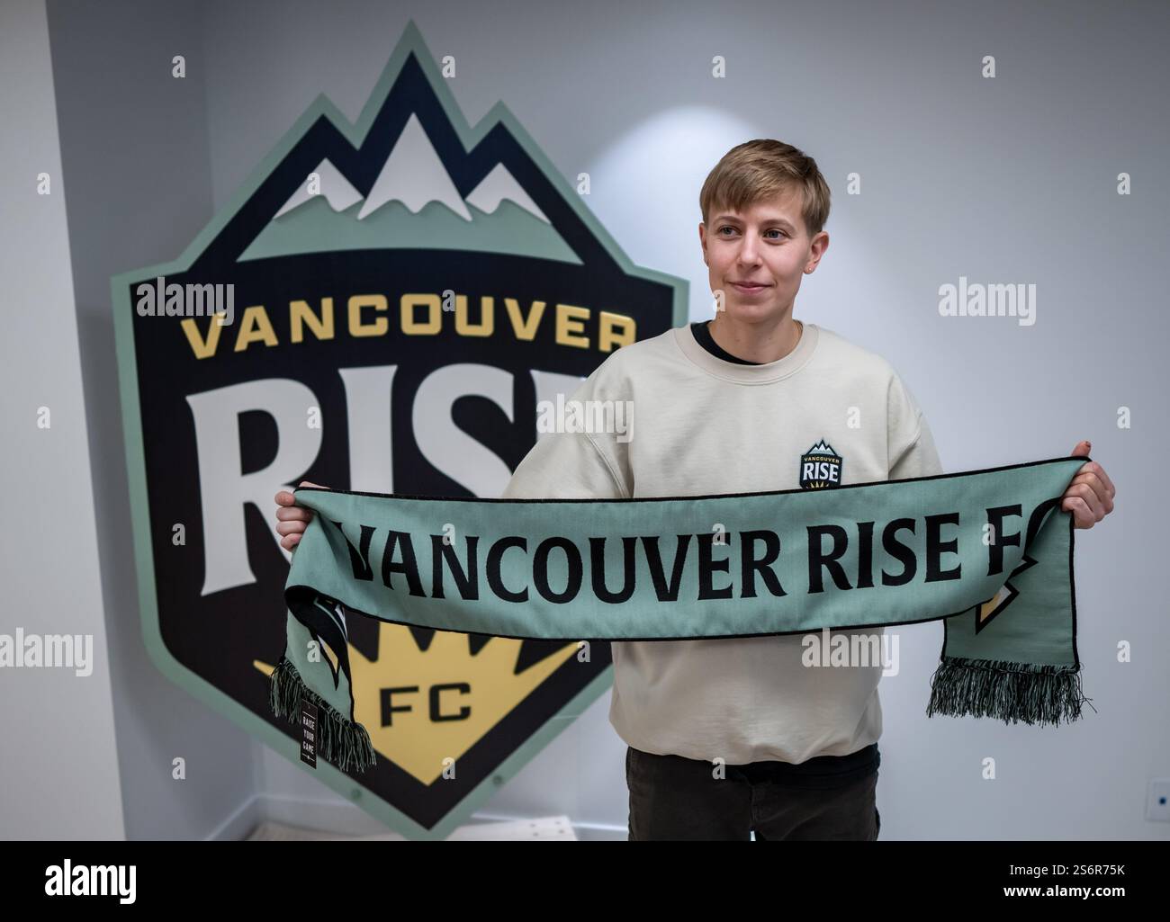 Vancouver, Canada. 17th Jan, 2025. Quinn is pictured during an ...