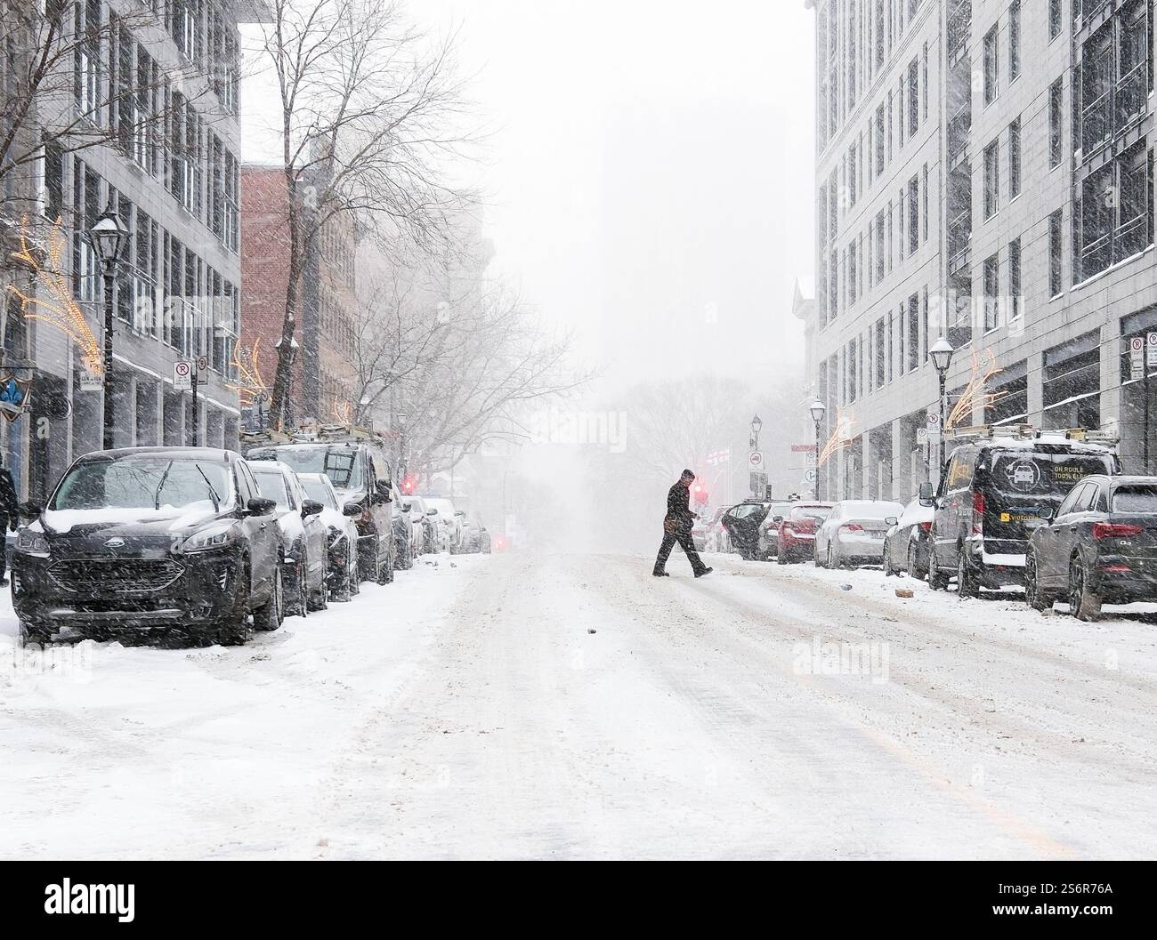 With the cold coming from the north, temperatures in Montréal, Canada ...