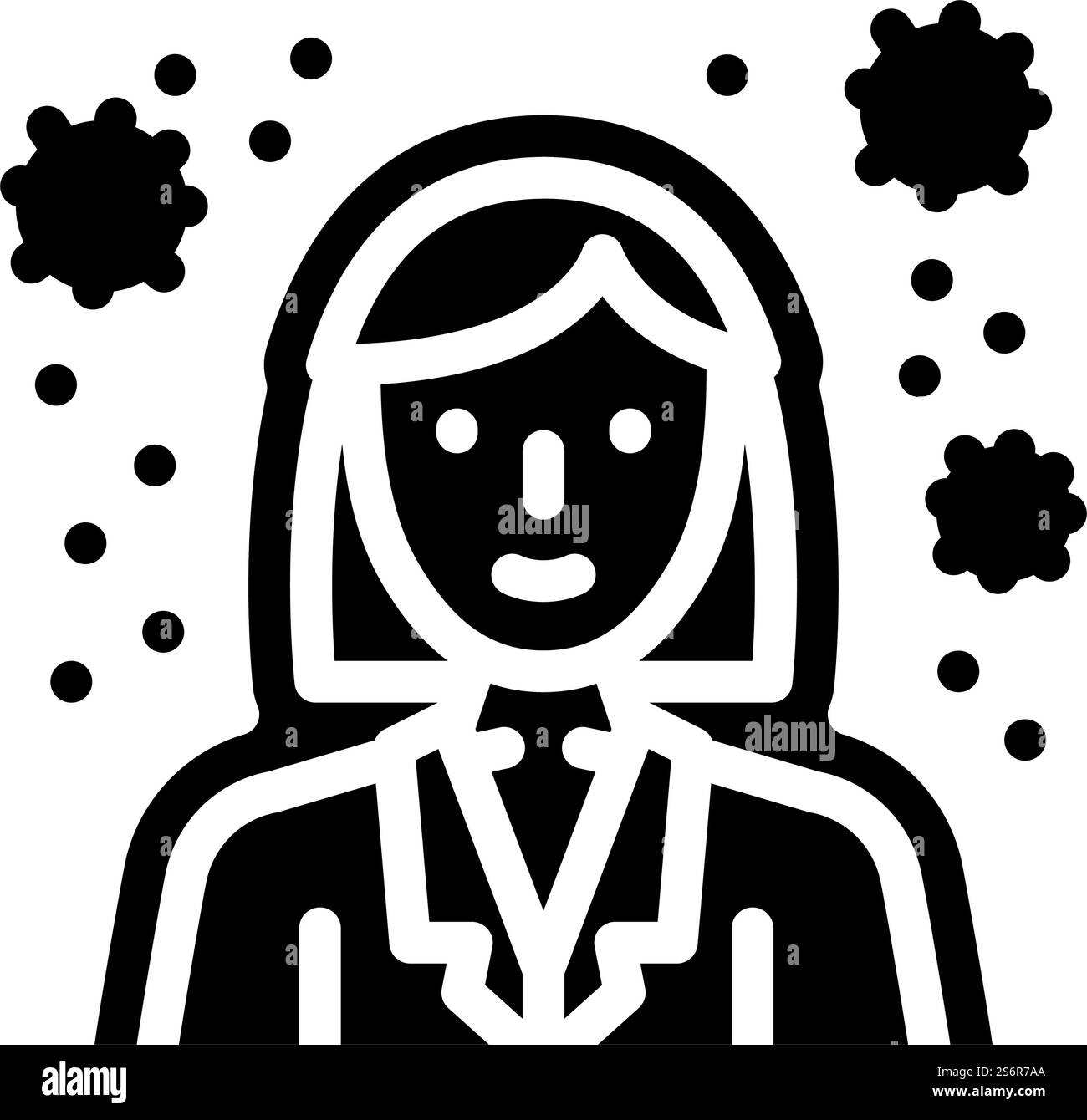 immunologist doctor glyph icon vector. immunologist doctor sign ...