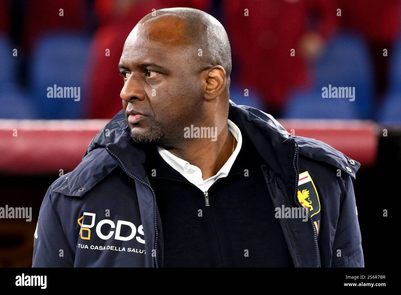 Rome, Italy. 17th Jan, 2025. Patrick Vieira, head coach of Genoa CFC ...