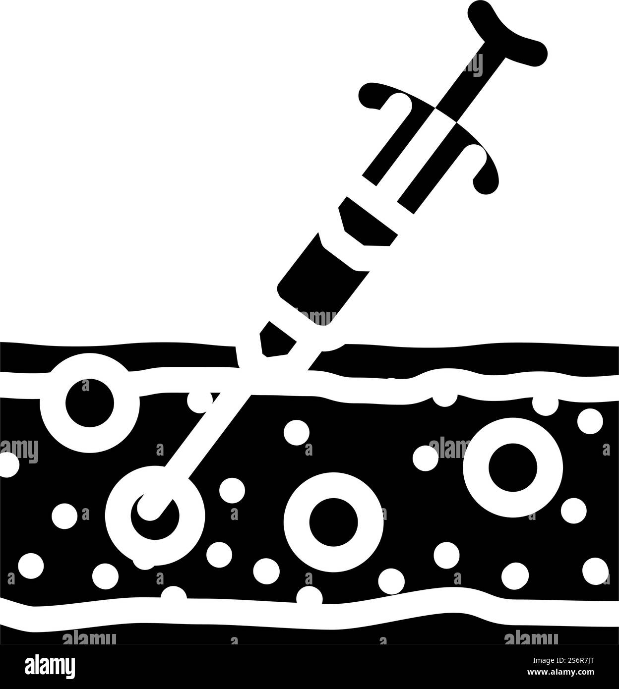 enzyme therapy glyph icon vector. enzyme therapy sign. isolated contour ...