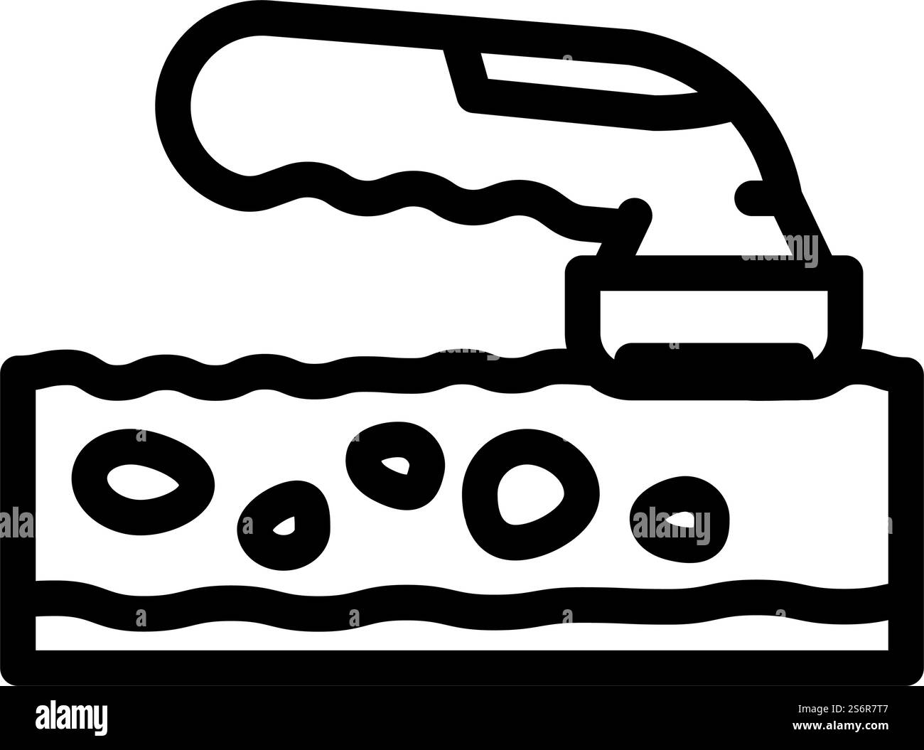 removal of age spots line icon vector. removal of age spots sign ...