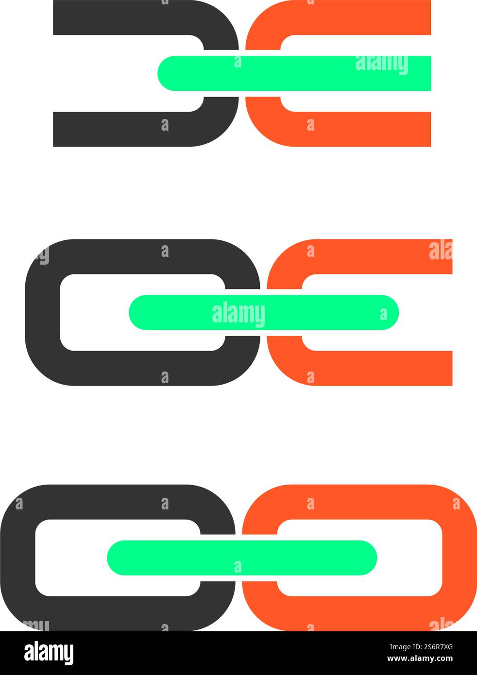 Chain illustration logo vector design Stock Vector Image & Art - Alamy