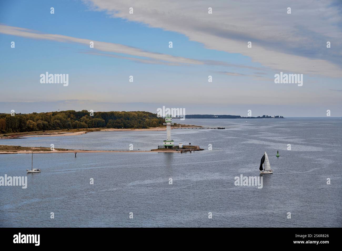 Cruise, on deck of the ferry Color Line on the Kiel-Oslo line, exit ...