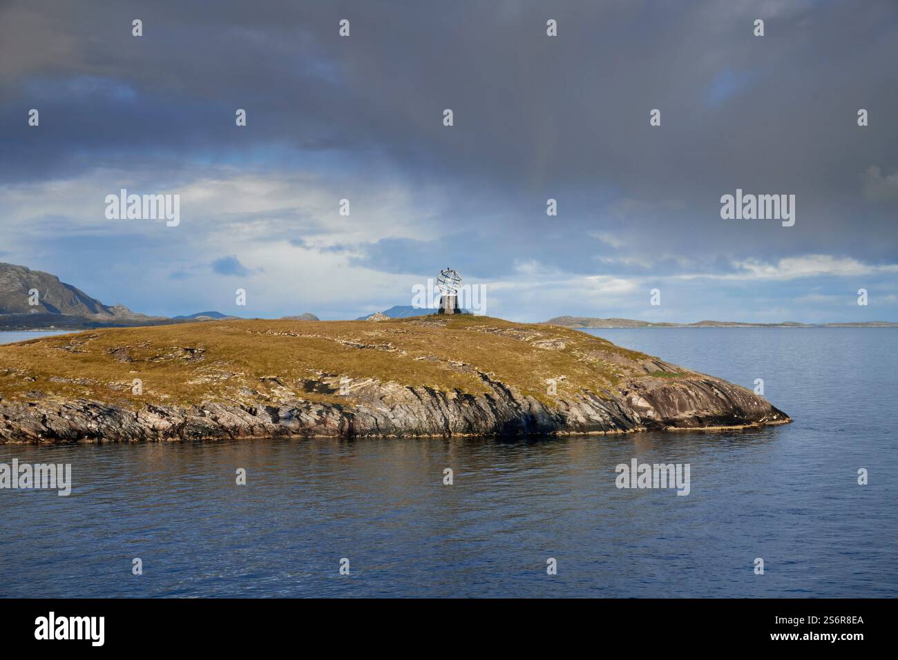 Cruise along the coast of Norway, crossing the Arctic Circle, globe as ...