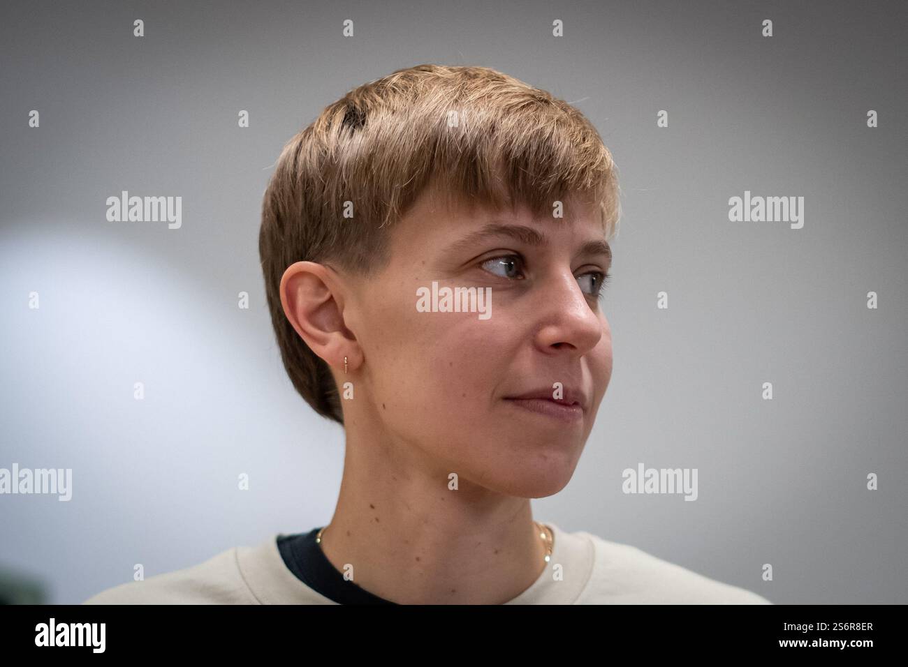 Vancouver, Canada. 17th Jan, 2025. Quinn is pictured during an ...