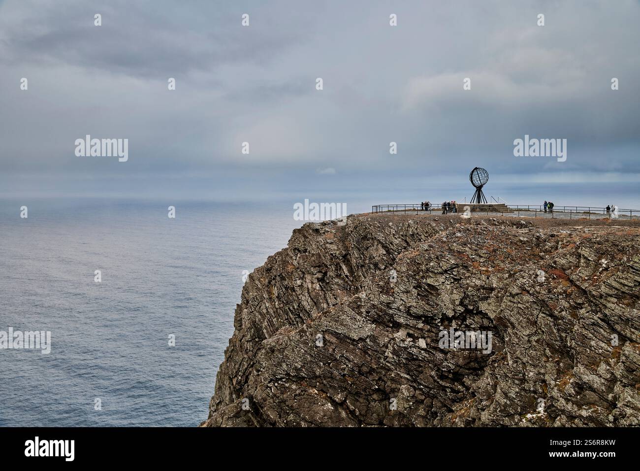 Cruise along the coast of Norway, North Cape on Mageroya Island ...