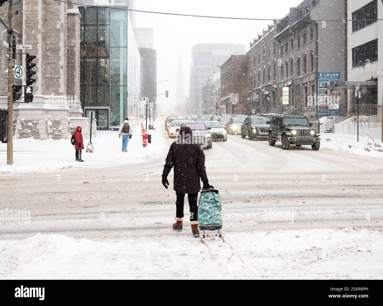 With the cold coming from the north, temperatures in Montréal, Canada ...