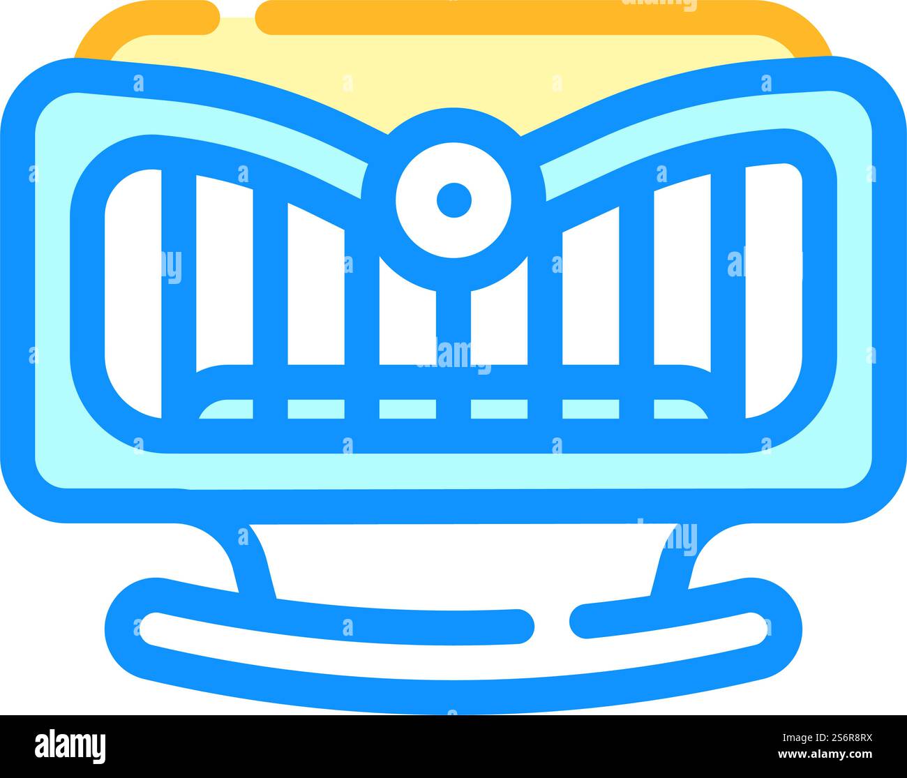 rocking bed color icon vector. rocking bed sign. isolated symbol ...