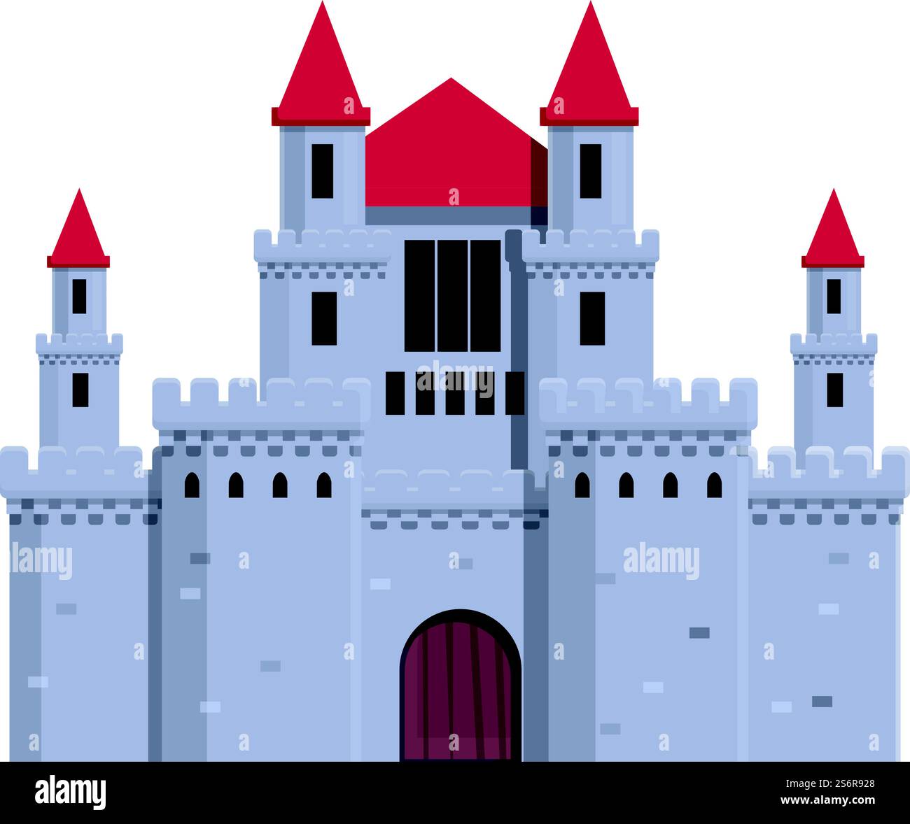 Medieval museum room Stock Vector Images - Alamy