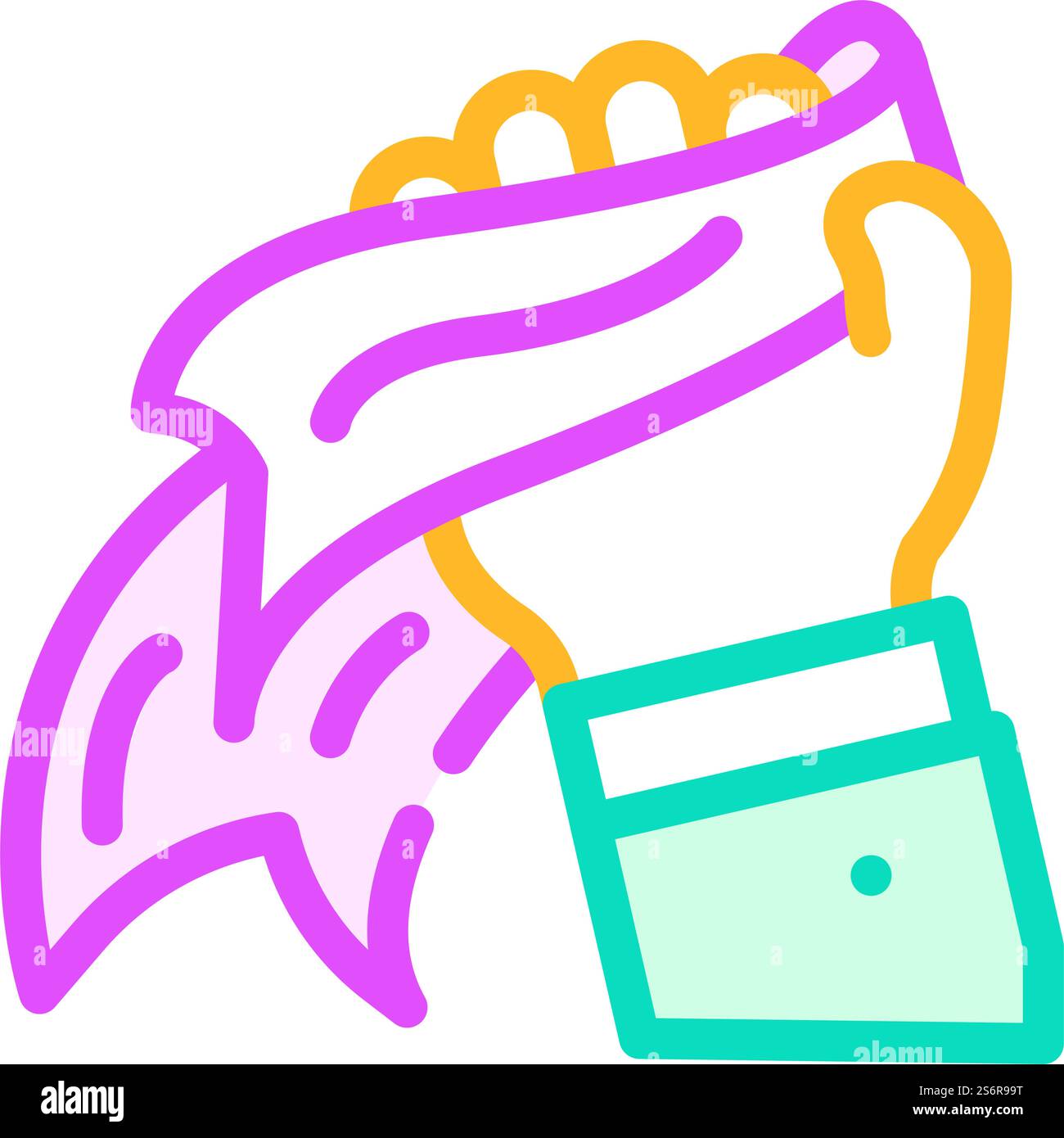 leaders tape color icon vector. leaders tape sign. isolated symbol ...