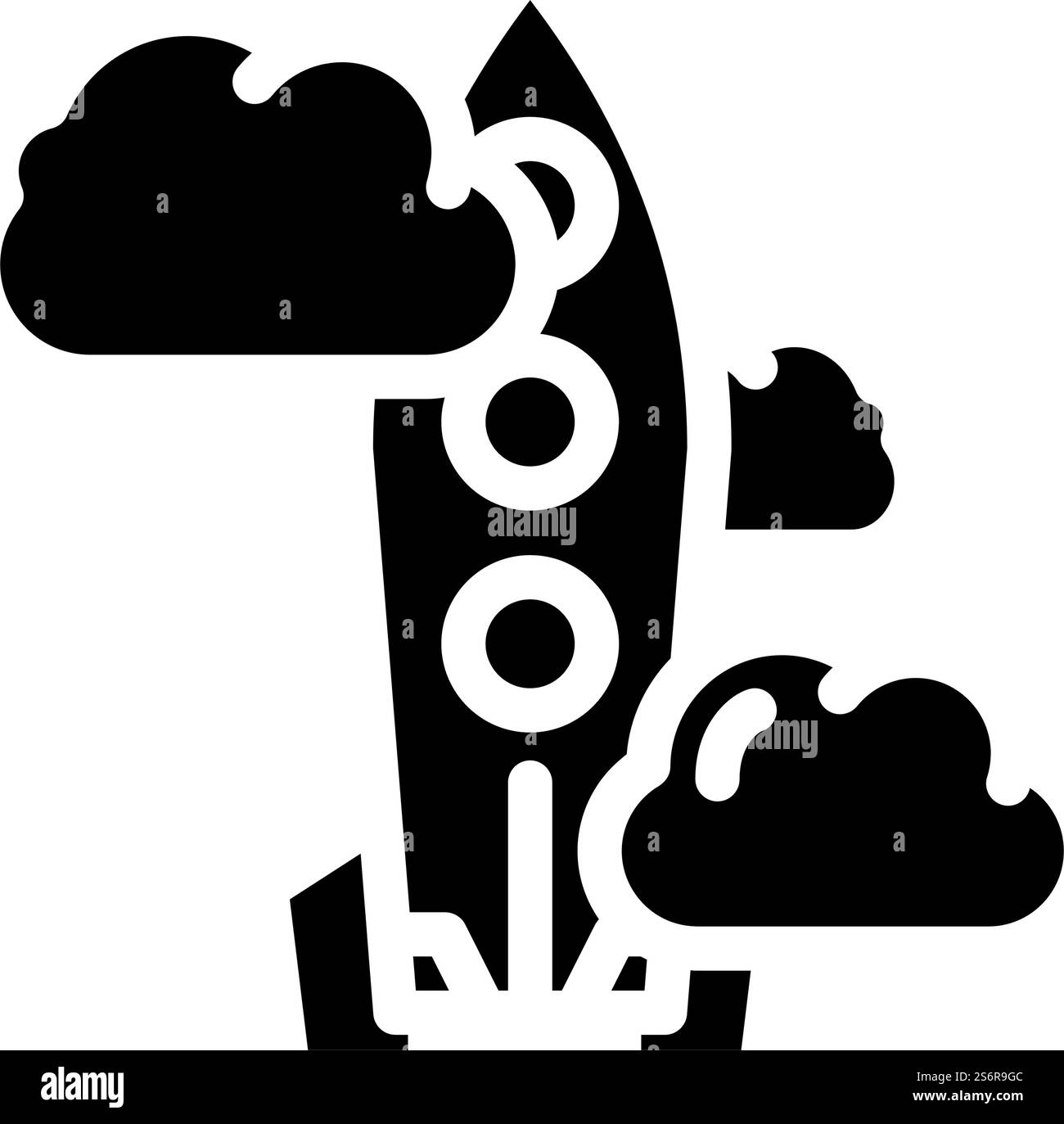 rocket launch glyph icon vector. rocket launch sign. isolated contour ...