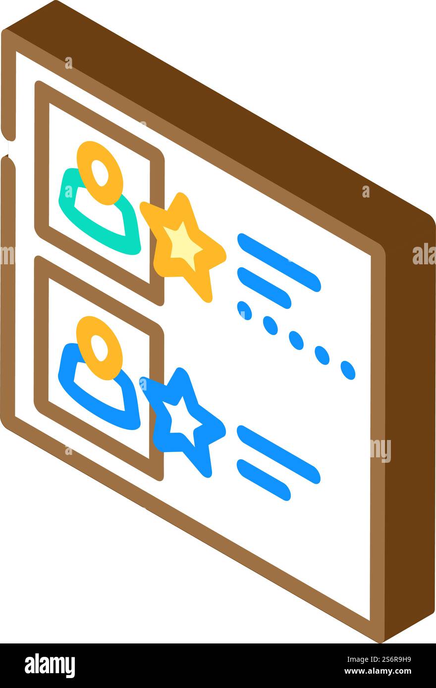 board of honor isometric icon vector. board of honor sign. isolated ...