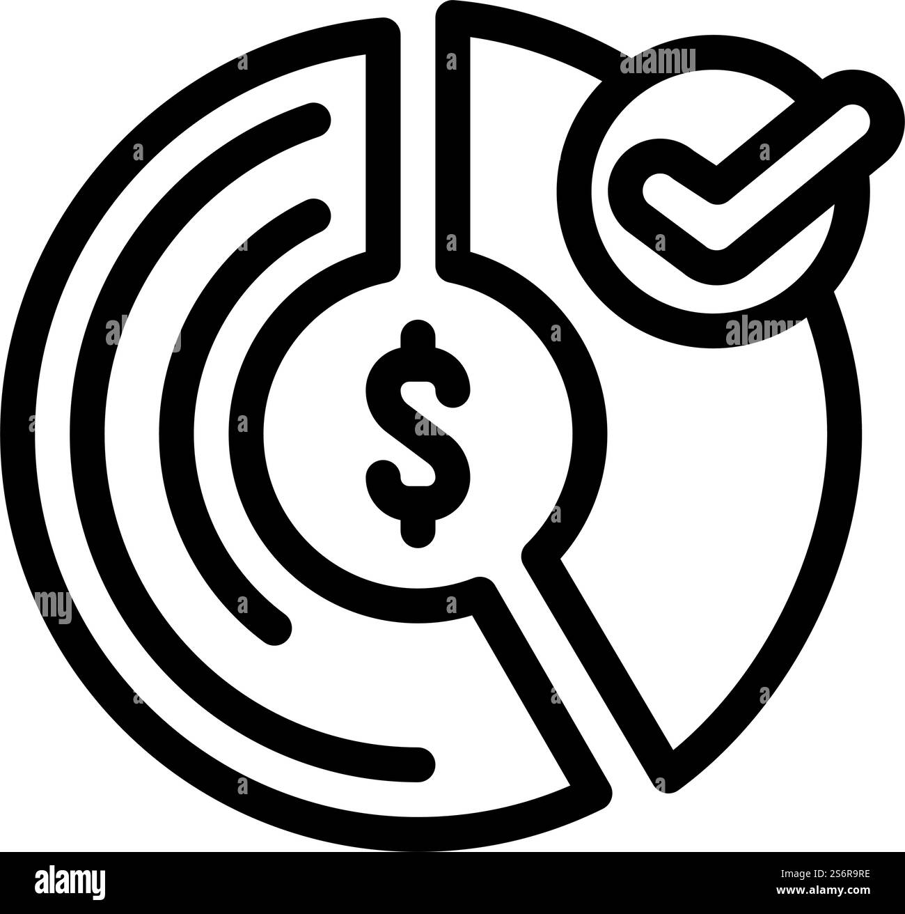 Schedule procedure line icon Black and White Stock Photos & Images - Alamy