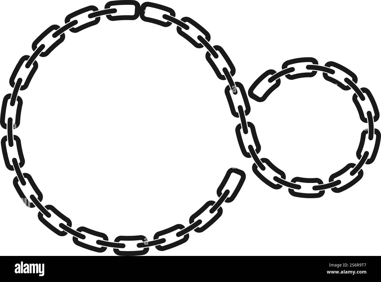 Chain illustration logo vector design Stock Vector Image & Art - Alamy