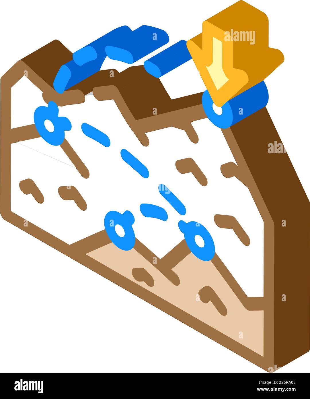 target and goal achievement isometric icon vector. target and goal ...